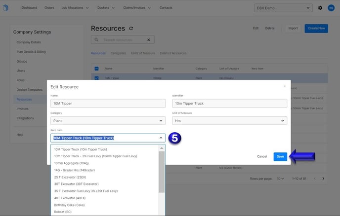 Import Xero Resources and Customers to Docketbook